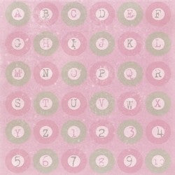 She Wears Pink Trax Paper – JustScrapping