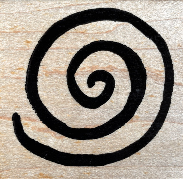 Large Swirl Rubber Stamp – JustScrapping